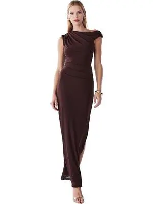 BWLDR Freya Maxi Dress - Chocolate