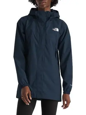 The North Face Antora Waterproof Hooded Rain Parka - Summit Navy