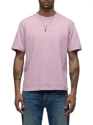 Hudson Jeans Heavyweight Cotton T-shirt - Pale Rosewood