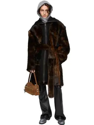 ACNE STUDIOS Layered Fur Jacket