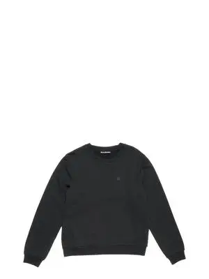 Acne Studios Fleece Face Logo Sweatshirt Black