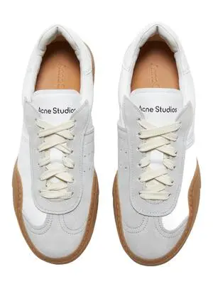 Acne Studios Lace-up Sneakers - White,brown