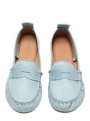 Acne Studios Leather Loafers - Sky Blue