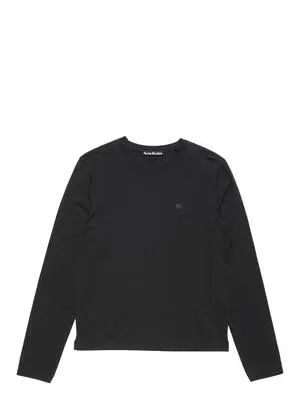 Acne Studios Face Logo T-shirt Black