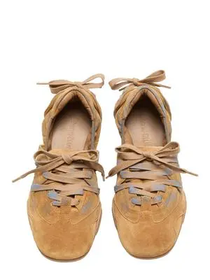Acne Studios Lace-up Suede Shoes - Beige,blue