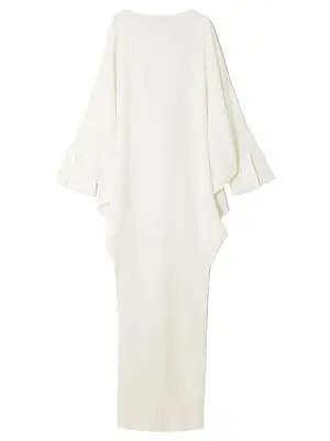 TALLER MARMO Truman Draped Gown Neutrals