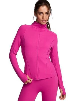 Victoria's Secret Vsx Elevate™ Full-zip Jacket - Pink