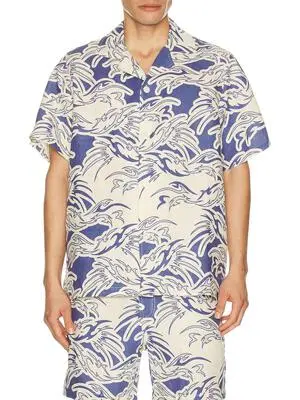 Oas Rouge Cuba Shirt - Blue
