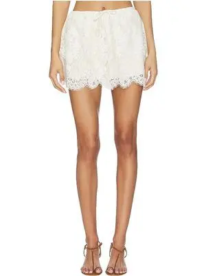 LOVERS AND FRIENDS Jen Mini Skirt - White