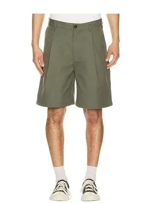 Obey Dean Pleated Short - Tea Leaf