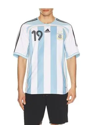 ADIDAS ORIGINALS Afa Argentina Home 2006 Messi 19 World Cup Jersey - White