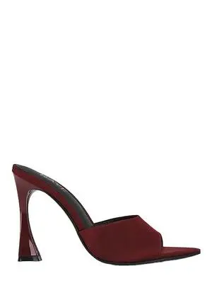 Raye Cristina Sandal - Burgundy Satin