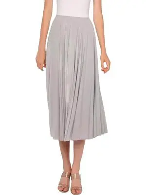 Norma Kamali Flared Mid-calf Skirt - Grey