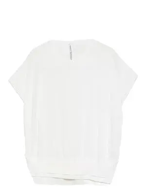 Liviana Conti Knitted Short-sleeve T-shirt - White