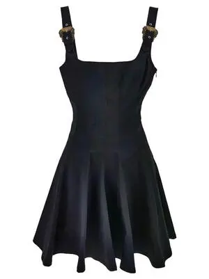 Versace Flared Dress - Black