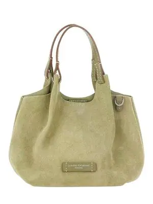 MARCELLA CLUB Mini Due Suede Shoulder Bag - Green