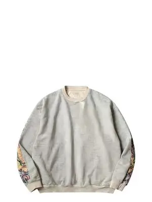 Kapital Floral Quilted Sweatshirt - Grey