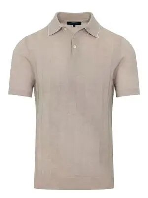 PATRICK ASSARAF Short-sleeve Polo Shirt - Neutrals