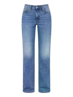 HAIKURE Star Straight Denim Jeans - Blue