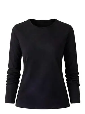 PATRICK ASSARAF Long-sleeved T-shirt - Black