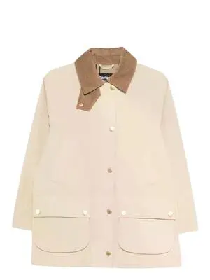 Barbour Glynis Corduroy-collar Coat - Neutrals