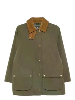Barbour Glynis Front-pocket Coat - Green