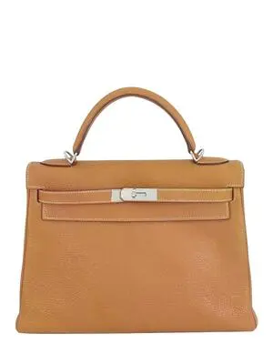 Hermès 2007 Togo Kelly Ii Retourne 32 Satchel - Brown