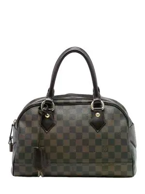 LOUIS VUITTON Damier Ebene Duomo Handbag - Brown
