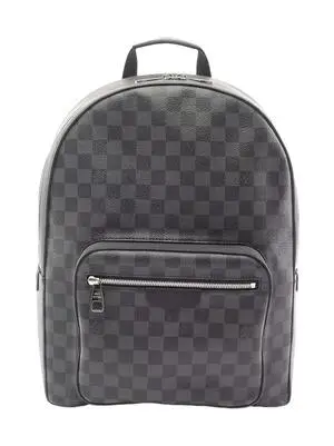 LOUIS VUITTON 2016 Damier Graphite Josh Backpack - Black