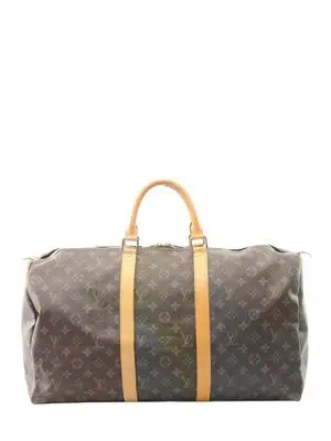 LOUIS VUITTON 2008 Monogram Keepall 50 Travel Bag - Brown