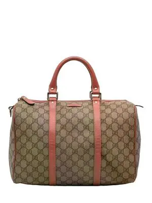 Gucci Gg Supreme Joy Boston Bag - Brown