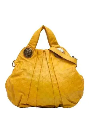Gucci Large Sissima Hysteria Satchel - Yellow