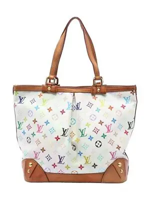 LOUIS VUITTON 2011 Monogram Multicolore Sharleen Mm Tote Bag - White
