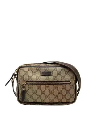 Gucci Gg Supreme Crossbody Bag 2000-2015 - Brown