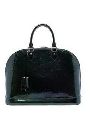 LOUIS VUITTON 2010 Monogram Vernis Alma Gm Handbag - Green