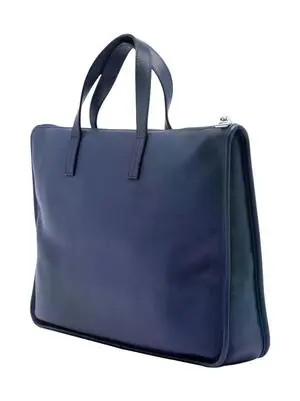Loewe Leather Anagram Toledo Briefcase - Blue
