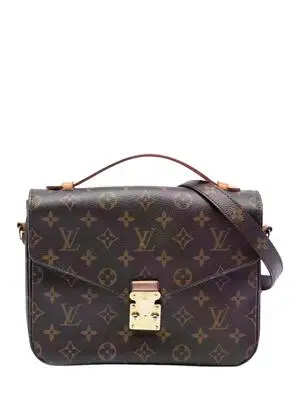 LOUIS VUITTON 2019 Monogram Pochette Metis - Brown