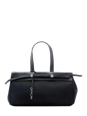 Hermès 2003 Herbag Cabas Mm Tote Bag - Black