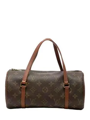 LOUIS VUITTON 2003 Monogram Papillon 26 Handbag - Brown