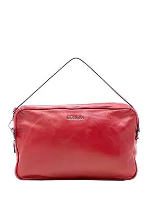 Prada Leather Handbag - Red