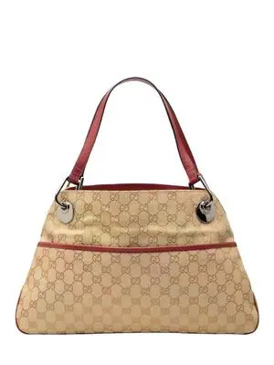 Gucci Gg Canvas Eclipse Shoulder Bag - Brown