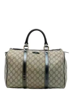 Gucci Gg Supreme Joy Boston Bag - Brown