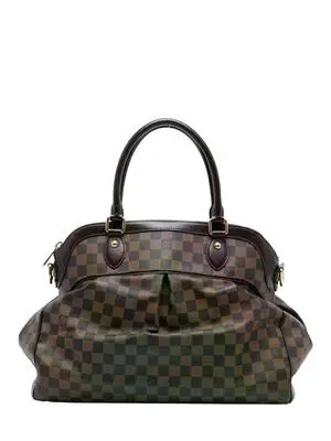 LOUIS VUITTON 2008 Damier Ebene Trevi Gm Satchel - Brown