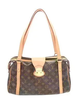 LOUIS VUITTON 2012 Monogram Stresa Pm Shoulder Bag - Brown