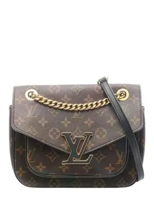 LOUIS VUITTON 2010-2026 Monogram Passy Pm Shoulder Bag - Brown