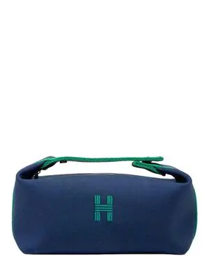 Hermès Toile Bride A Brac Case - Blue