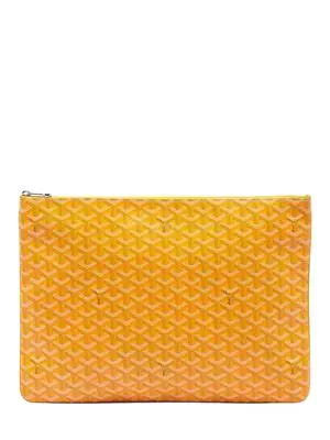 Goyard 2018 Goyard Ine Senat GM Clutch Yellow
