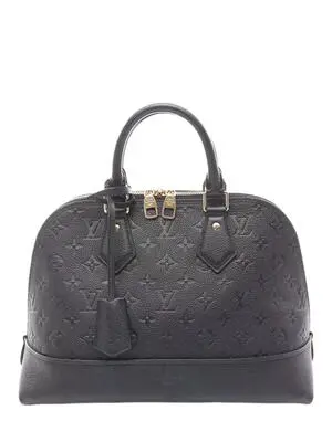 LOUIS VUITTON 2019 Monogram Empreinte Neo Alma Pm Satchel - Black