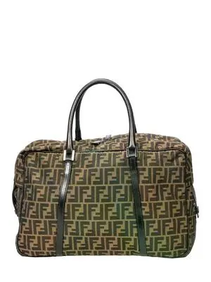 Fendi 1960 Zucca-monogram Top-handle Luggage - Brown