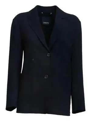 Max Mara Single-breasted Blazer - Blue